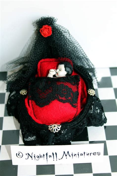 A Dollhouse Miniature Halloween Gothic By Nightfallminiatures Doll House Dollhouse Miniatures