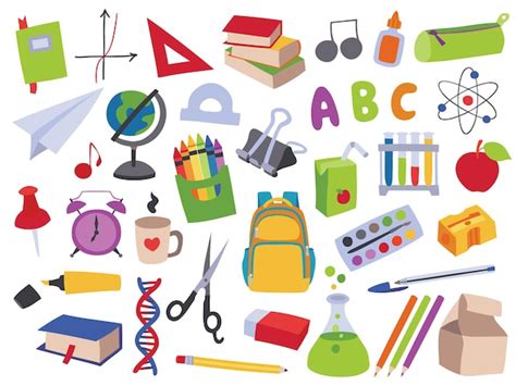 Premium Vector Vector Hand Drawn Illustrations Of School Related