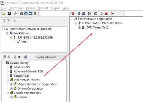 Projectomrn Nx Csg320 X Rj71eip91 Ethernetip Class1 Tag Communication