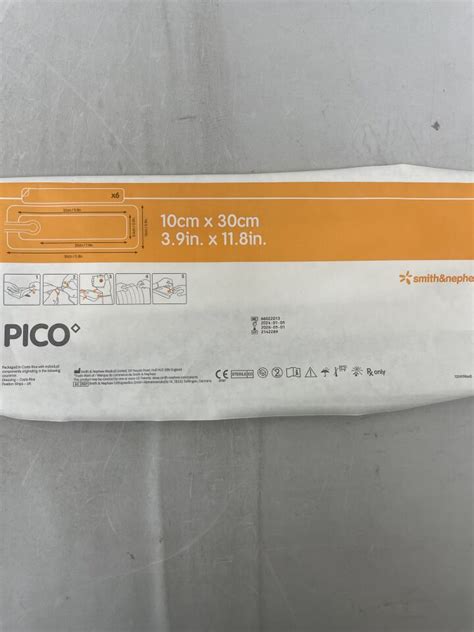 New Smith And Nephew 66022013 Pico 7 Npwt System Wone Dressing 10cm X