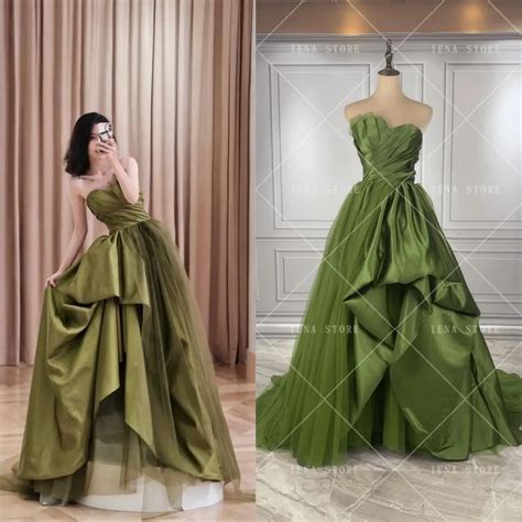 이브닝 드레스 스캘프드 넥 튤 우아한 파티 드레스 민소매 댄스 파티 드레스 이브닝 가운 여성용 Vestidos De Novia AliExpress