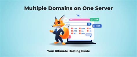 how to host multiple domains on one server