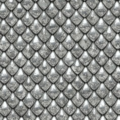 Silver Dragon Scales Pattern