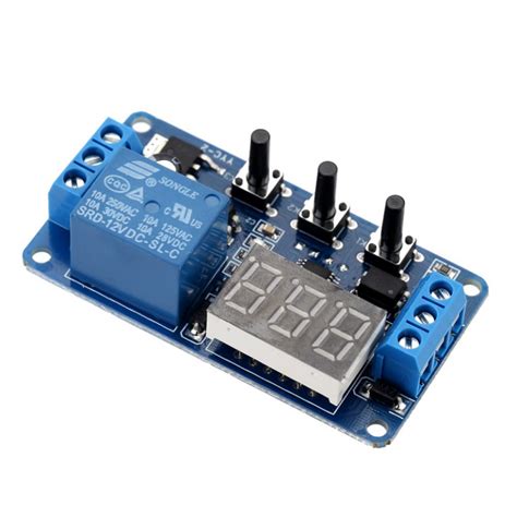 DC V Relay With Adjustable Delay Time Signal Triggering Switch Module Zbotic