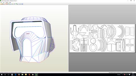 Pepakura 1 3 Star Wars Helme Selber Bauen