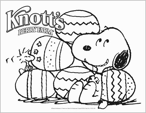 Snoopy And Easter Eggs