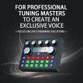 Original V S Sound Card Complete Set With Condenser Microphone Live Streaming Soundcard Audio