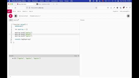 Array Methoden Youtube