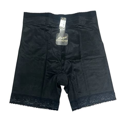 Nwt Rago Diet Minded High Waist Leg Shaper Plus Size 7x 44 Black Style