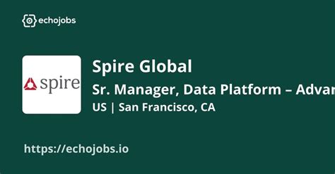 spire global is hiring sr manager data platform advanced analytics