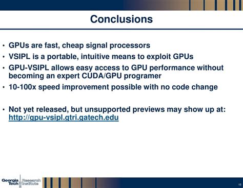 Gpu Vsipl High Performance Vsipl Implementation For Gpus Ppt Download