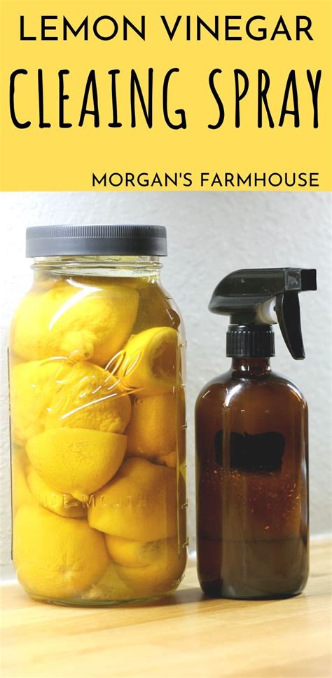 Lemon Vinegar Cleaning Spray Artofit