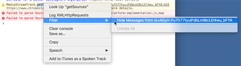 removed navigated to messages in chrome console stack overflow
