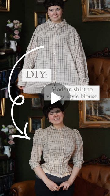 Tally Sharples On Instagram Lets Turn A Modern Shirt To A Vintage