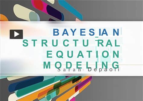 Pdf ️download ️ Bayesian Structural Equation Modeling Methodology In The Social Sciences Series