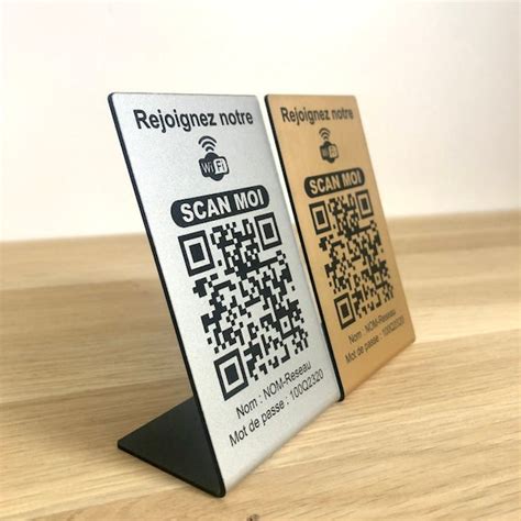 Airbnb Wifi Sign Qr Code Etsy