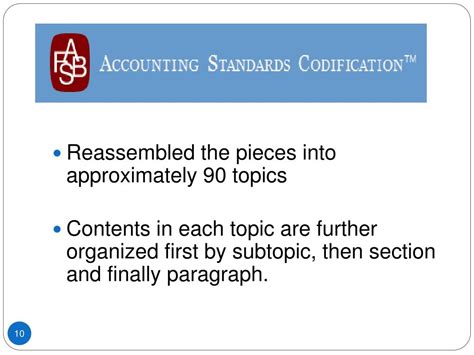 Ppt Fasb Accounting Standards Codification Powerpoint Presentation Free Download Id 746820
