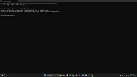Python Text Based Rpg Demo Timeventurers Youtube