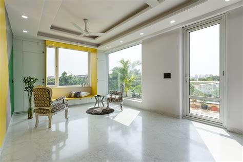 Contemporary Double Layer Drop Down False Ceiling Livspace