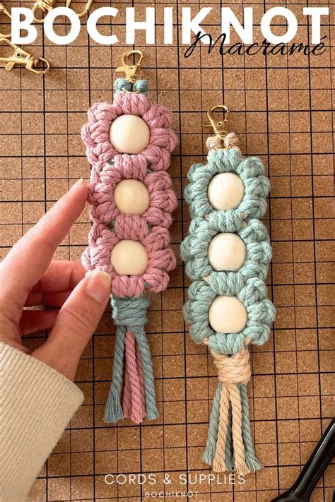 crafting sensation the must try diy macrame keychain pattern of the year in 2024 macrame