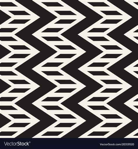 Seamless Zigzag Line Pattern Abstract Royalty Free Vector