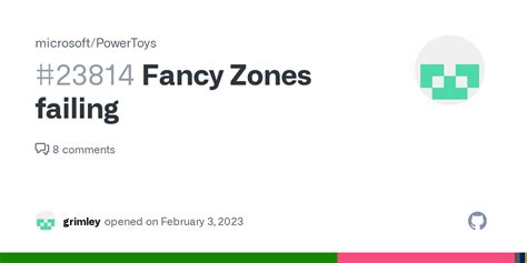 Fancy Zones Failing · Issue 23814 · Microsoftpowertoys · Github