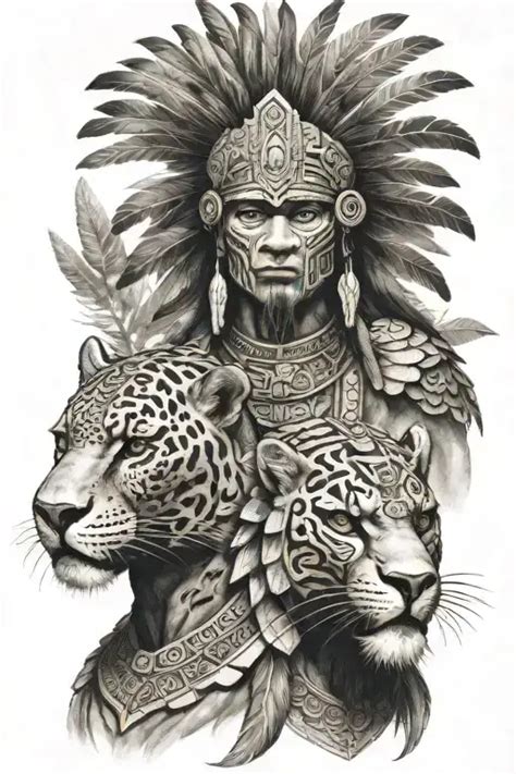Aztec Jaguar Warrior Tattoo Meaning