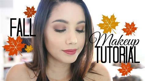 Easy Fall Makeup Tutorial 2016 Beckymorfin Youtube