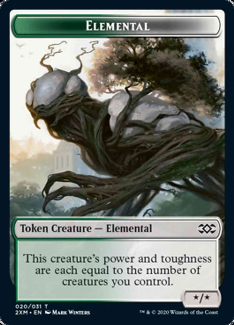 Elemental Token Price From Mtg Double Masters Tokens