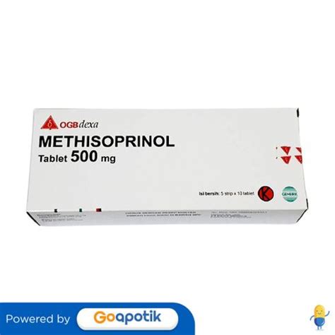 Jual Methisoprinol Ogb Dexa Medica 500 Mg Box 50 Tablet Shopee Indonesia