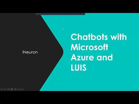 Free Video Chatbot Using Azure Luis From Youtube Class Central