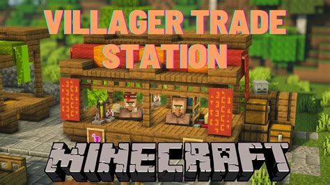 “villager Trading Station” Is A Minecraft Mod That Allows Players To Create Custom Trading