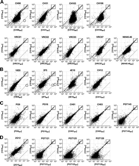 Protein Microarray Binding By Bnabs A To D Representative Protoarray