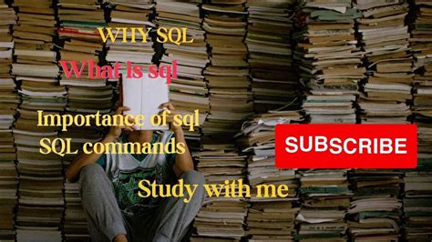 what is sql why sql sql relationaldatabase youtube youtube
