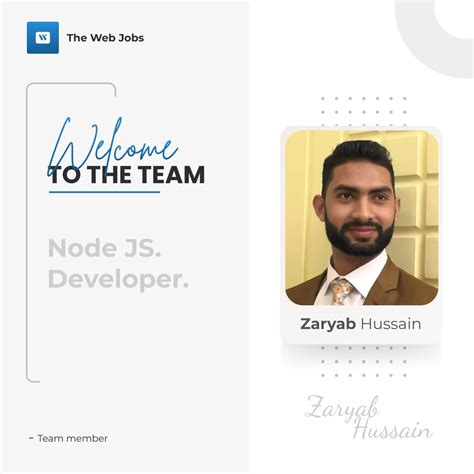 Web Jobs On Linkedin Thewebjobs Nodejs Teammemberspotlight