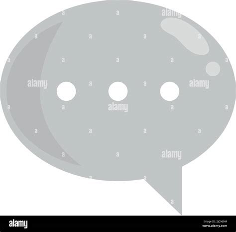 Speech Bubble Flat Icon Stock Vector Image Art Alamy