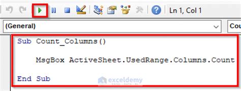 Excel Vba To Select Used Range In Column 8 Examples Exceldemy