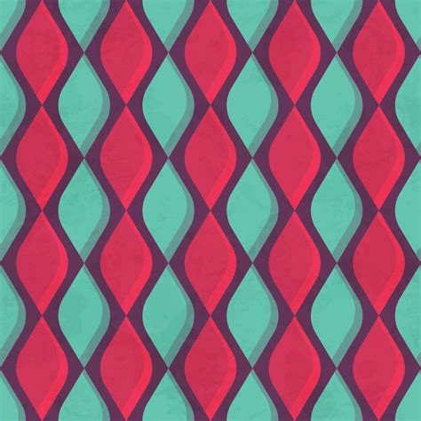 Premium Vector Vintage Geometric Seamless Pattern