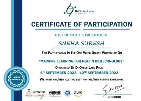 Sneha Suresh On Linkedin Im Delighted To Share That I Had An Amazing Opportunity To Attend The…