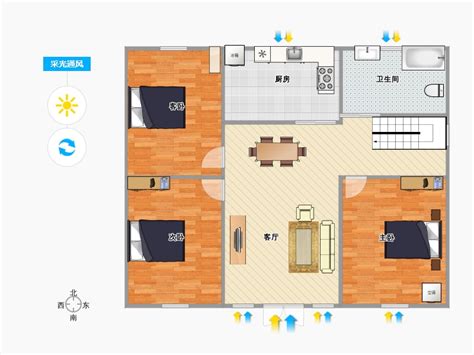 120平米平面图100平米住宅平面图120平米房屋平面图第3页大山谷图库