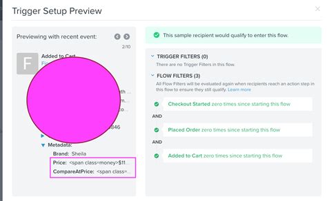 Event Trigger Pulling In Html And Css Into Event Klaviyo Community