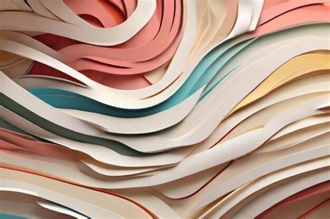 Premium Ai Image Paper Style Dynamic Lines Background
