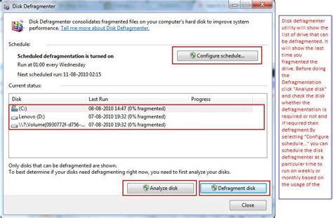 Disk Defragmenter Utilitas Internal PenaTeknologi