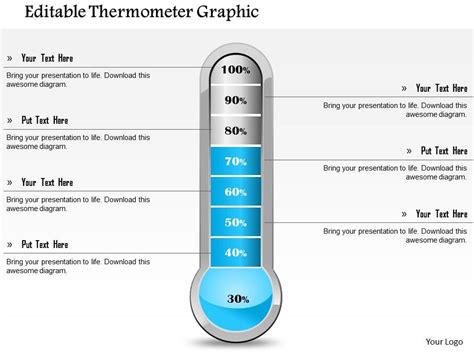 Powerpoint Thermometer Template Creative Design Templates