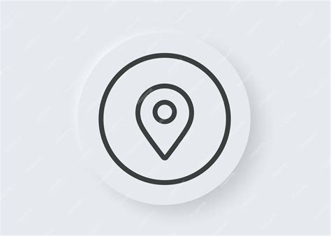 Premium Vector Target Pin Point Icon Red Map Location Pointer Icon Symbol Sign Gps Marker With