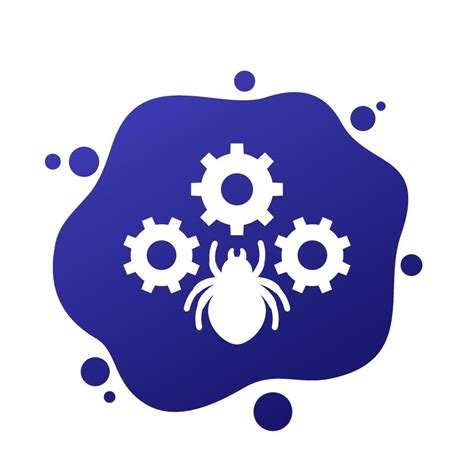 Debugging Or Testing Icon With A Bug 46372633 Vector Art At Vecteezy