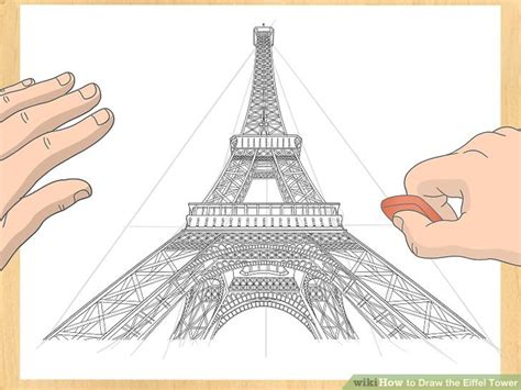 How To Draw The Eiffel Tower Steps With Pictures WikiHow