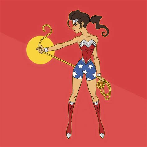 Toon Wonder Woman By Entropician On Deviantart