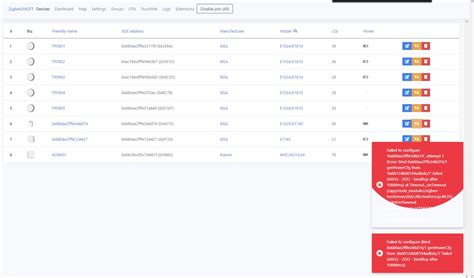 Networkmap Error Failed To Execute Lqi For Router · Issue 6101
