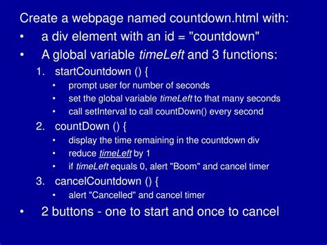 SetInterval Window SetInterval Statement Interval Ppt Download